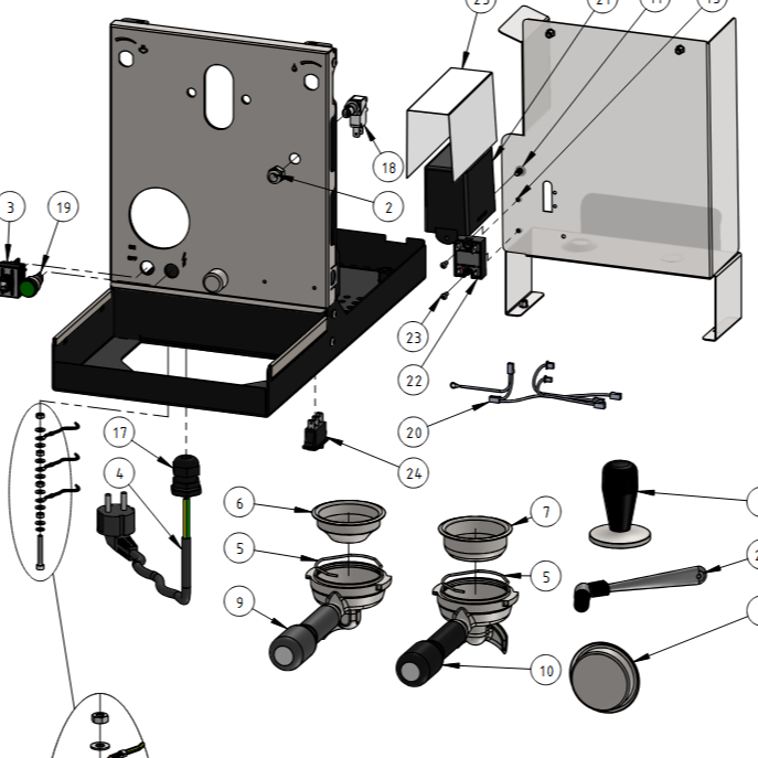 Profitec/ECM - 3 way switch